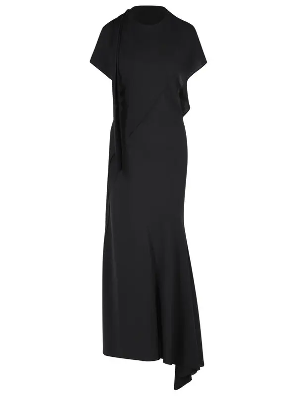 Attico Virgin Wool Midi Dress