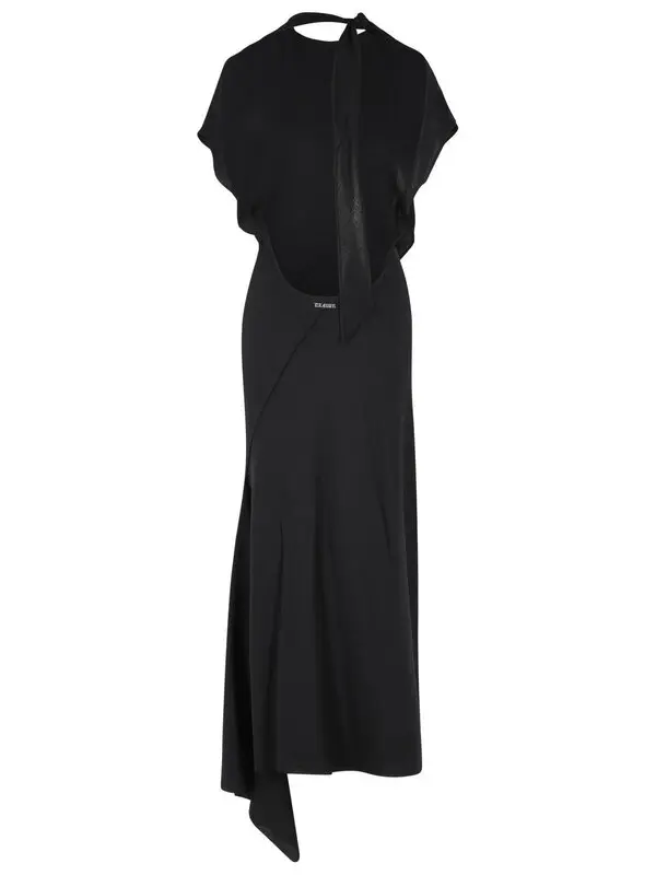Attico Virgin Wool Midi Dress