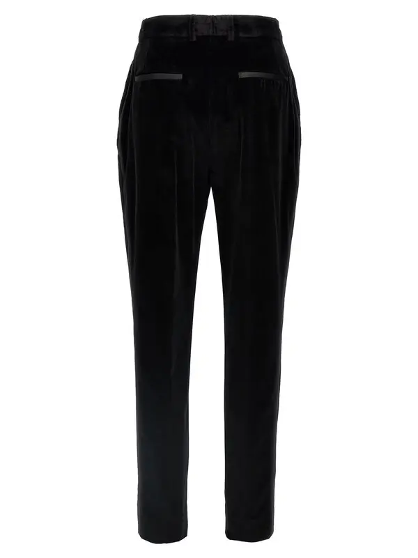 Dolce & Gabbana Velvet Tuxedo Trousers