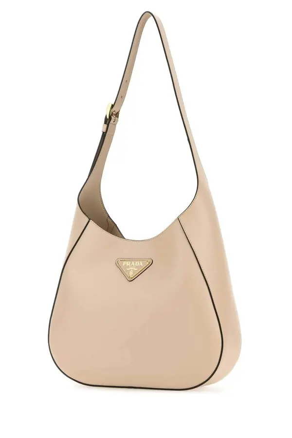 Prada Powder Leather Shoulder Bag