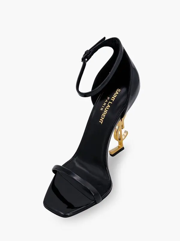 Saint Laurent Opyum Patent Leather Sandals