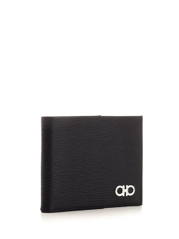 FERRAGAMO Leather Bi-fold Wallet