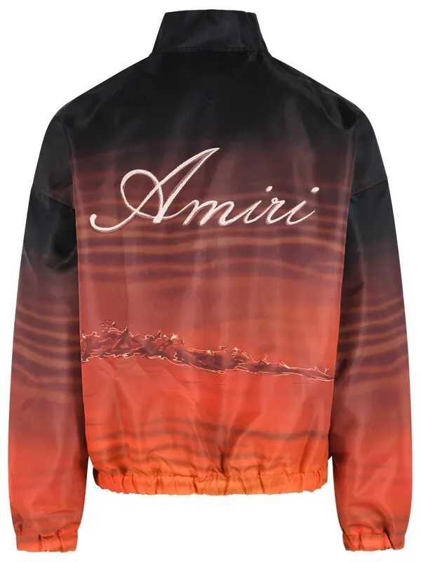Amiri Palms' Bomber Jacket In Black And Polyamide