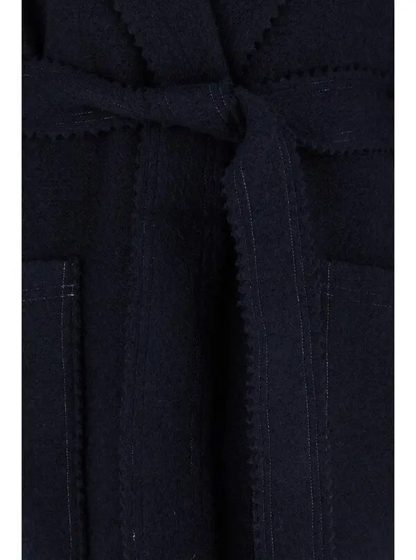 Max Mara Long Wool And Cashmere Coat - Multicolor