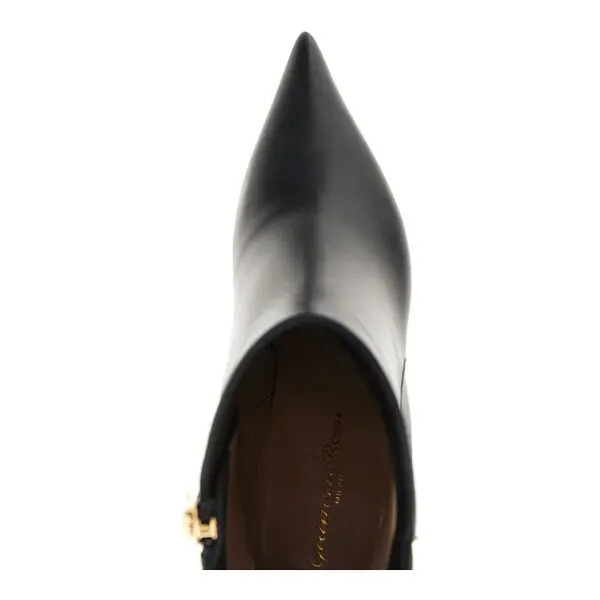 GIANVITO ROSSI Sofia Leather Booties - Black