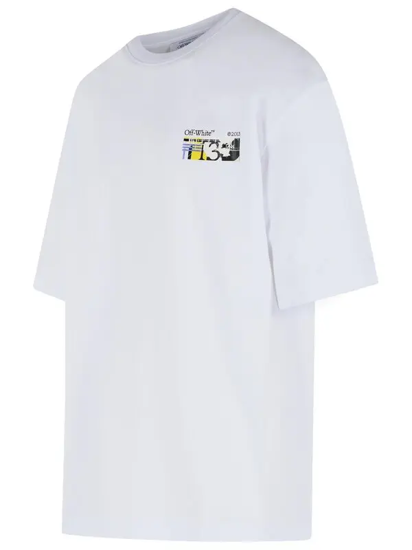 Off-White Industrial Arrow' Cotton T-shirt - White