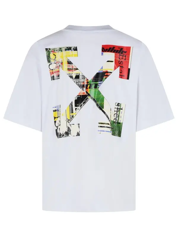 Off-White Industrial Arrow' Cotton T-shirt - White
