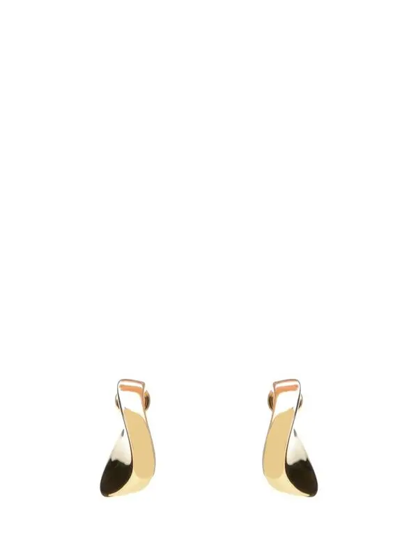 Bottega Veneta Small Disc Earrings - Gold