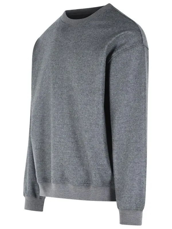 JIL SANDER Wool Sweatshirt - Gray