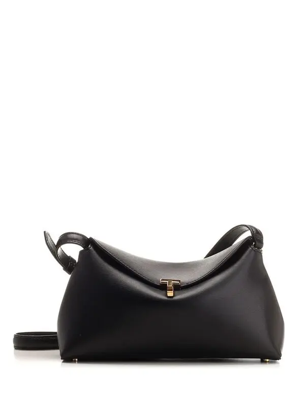 TOTEME T-lock Shoulder Bag - Black