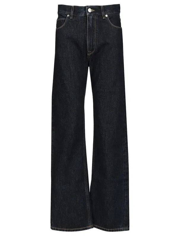 Fendi Long Cotton Jeans - Blue