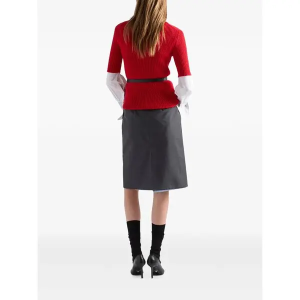 Prada Pencil Skirt - Gray