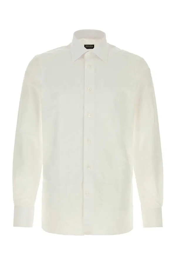 Zegna Poplin Shirt - White