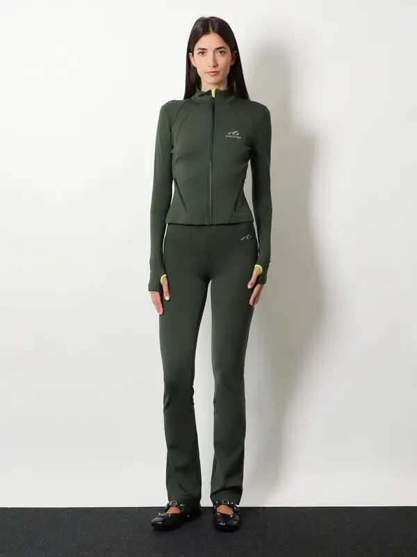 Balenciaga Techwear Flared Technical Fabric Leggings - Multicolor