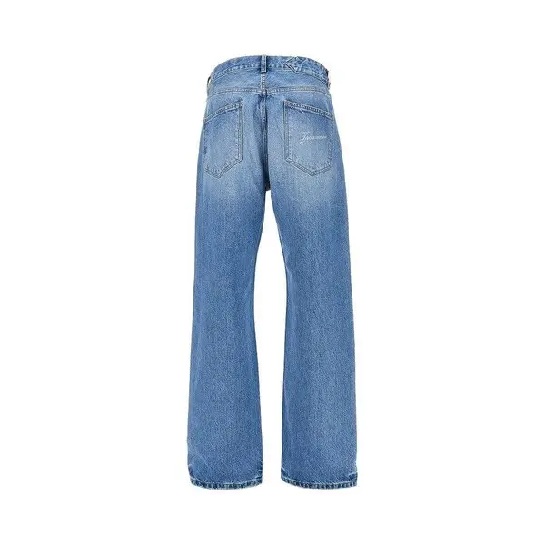 Jacquemus Straight Denim Pants - Blue