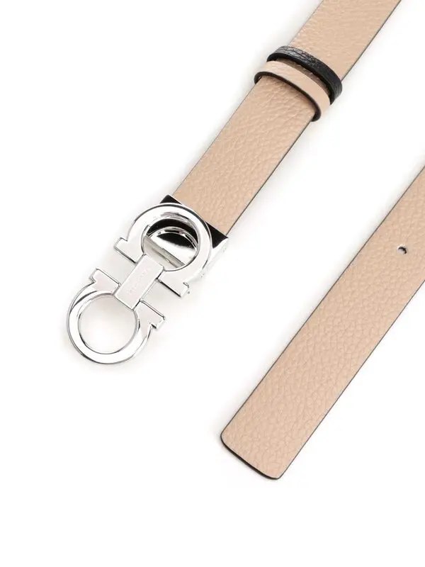 FERRAGAMO Reversible And Adjustable Gancini Belt
