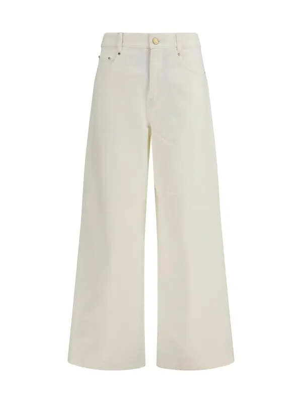 Max Mara Ellisse Wide-leg Trousers - White