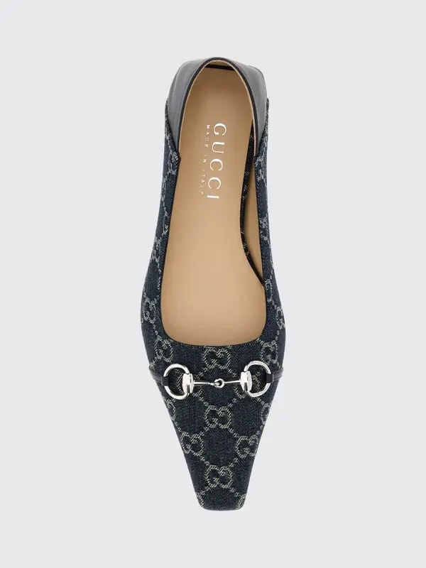 Gucci Vittoria Ballet Flats - Blue