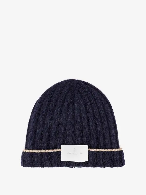 Brunello Cucinelli Beanie Cashmere Hat - Multicolor
