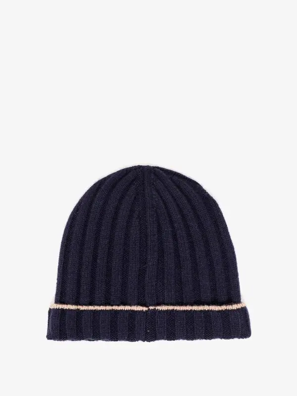 Brunello Cucinelli Beanie Cashmere Hat - Multicolor