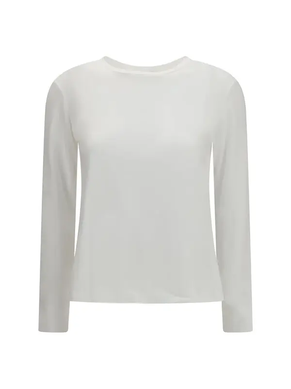 Max Mara Fumetto Embroidered Logo T-shirt - White