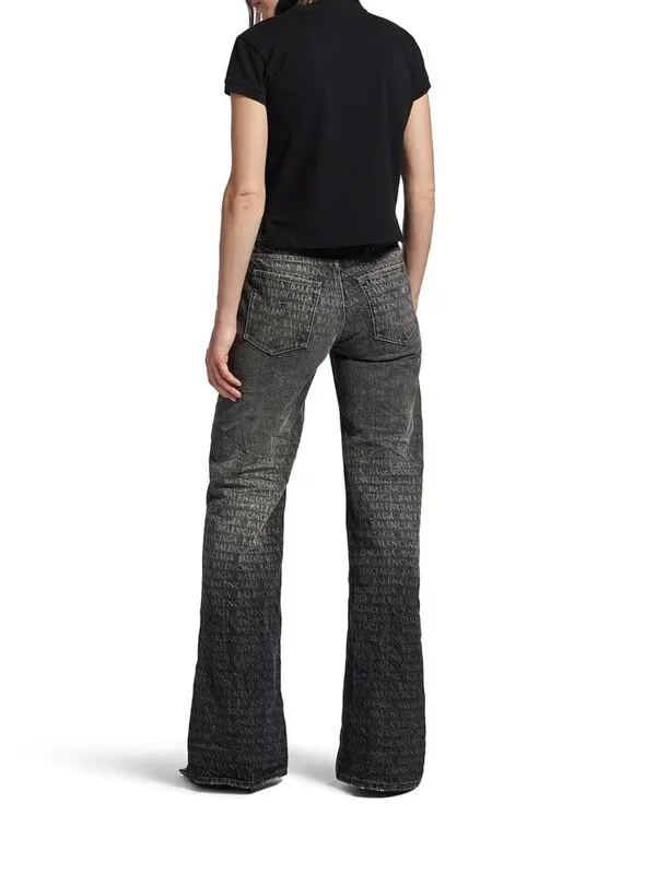 Balenciaga Wide-leg Trousers - Multicolor