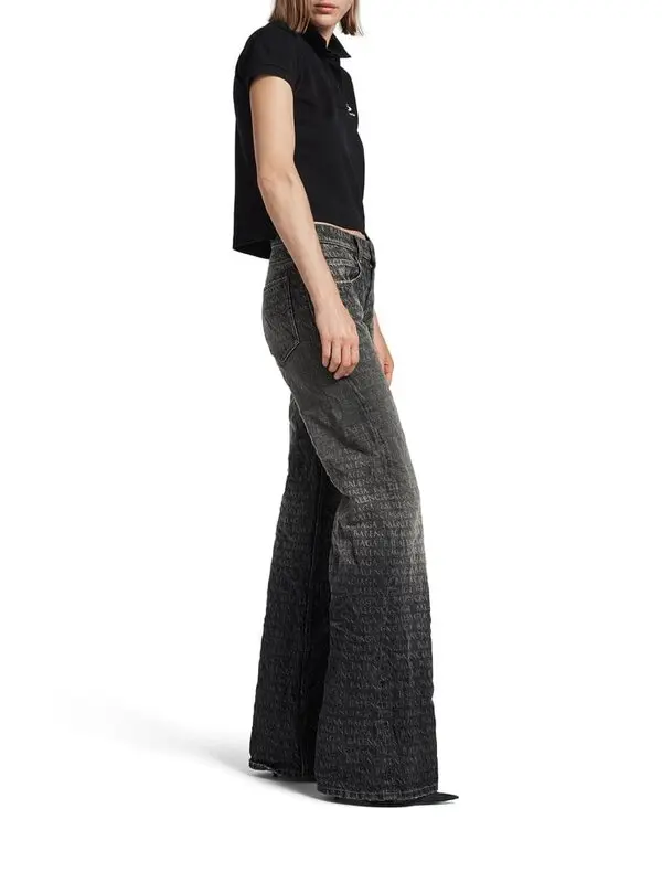 Balenciaga Wide-leg Trousers - Multicolor