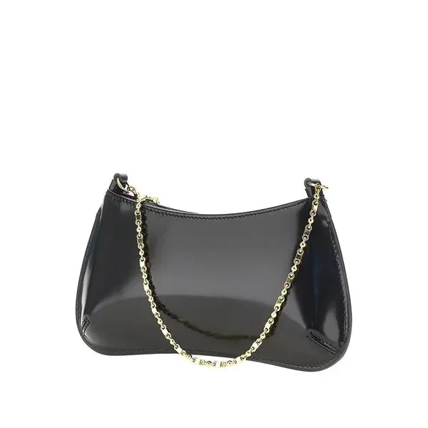 Jacquemus Bisou Chaine Leather Bag - Black