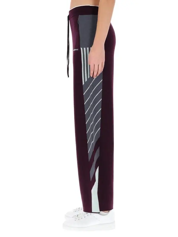 Casablanca Diagonal Tennis Pants - Purple
