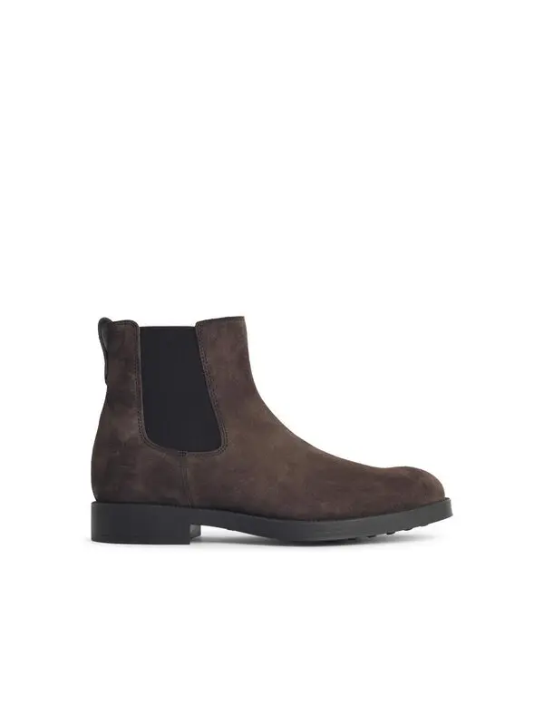 TOD'S Chelsea' Suede Leather Ankle Boots