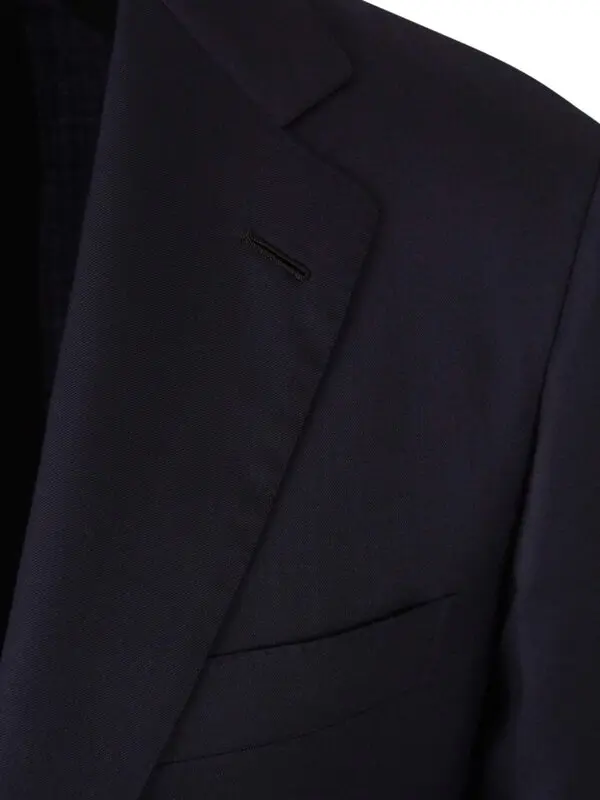 Brioni Wool And Silk Single-breasted Jacket - Multicolor