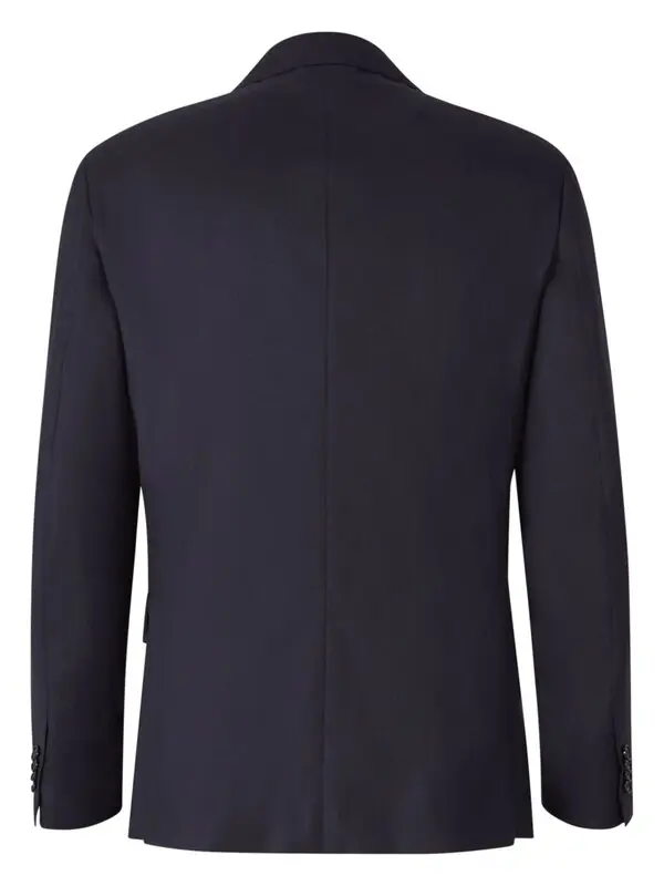 Brioni Wool And Silk Single-breasted Jacket - Multicolor