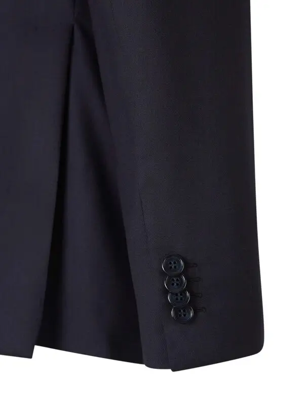 Brioni Wool And Silk Single-breasted Jacket - Multicolor