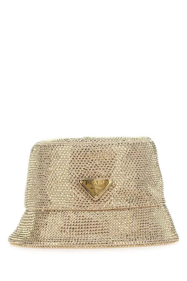 Prada Embellished Viscose Blend Hat
