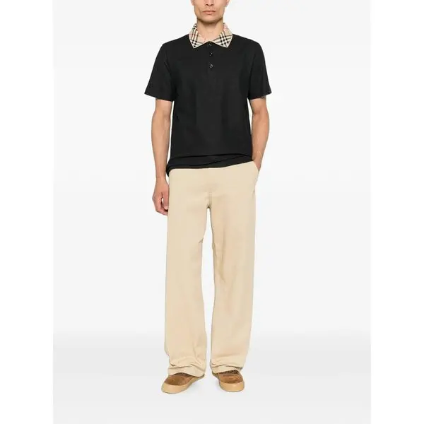 Burberry Polo Shirts - Black