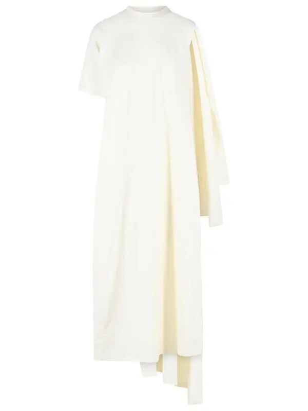 Coperni Viscose Blend Asymmetrical Dress - White