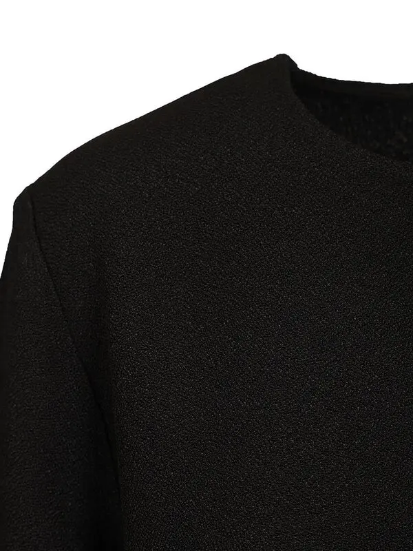 TOTEME Cropped Blouse - Black