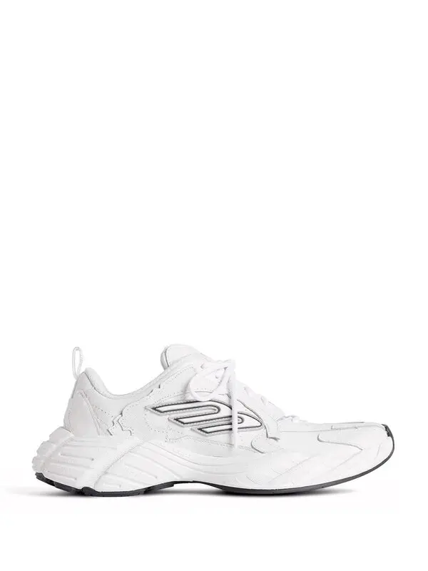 Balenciaga Monday Cowskin And Polyester Sneakers