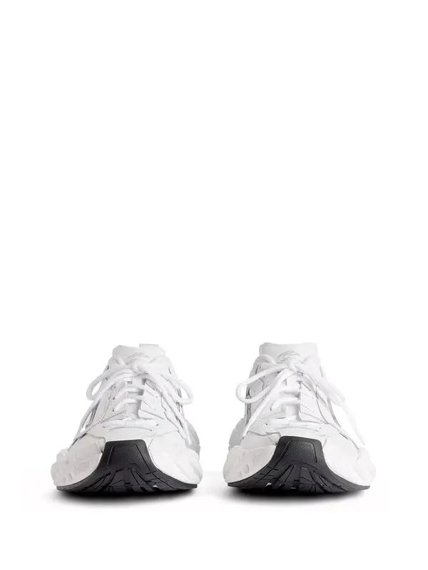 Balenciaga Monday Cowskin And Polyester Sneakers