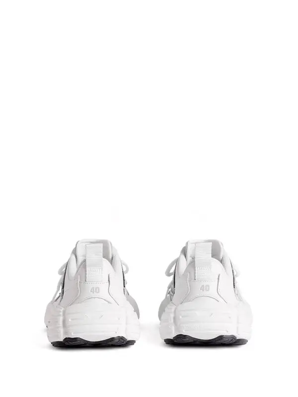 Balenciaga Monday Cowskin And Polyester Sneakers