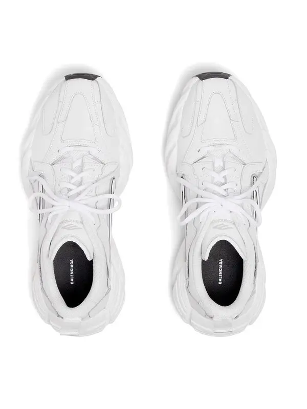 Balenciaga Monday Cowskin And Polyester Sneakers