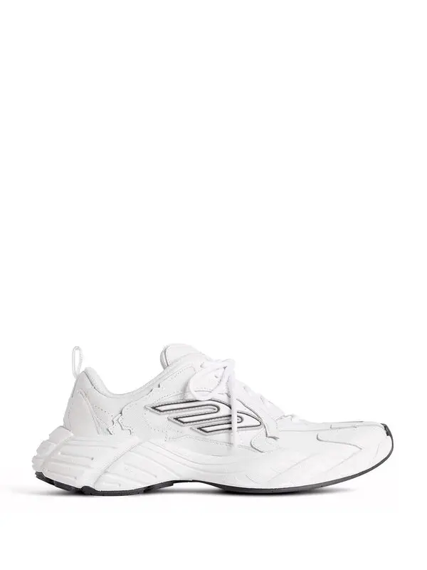 Balenciaga Leather And Suede Sneakers - White