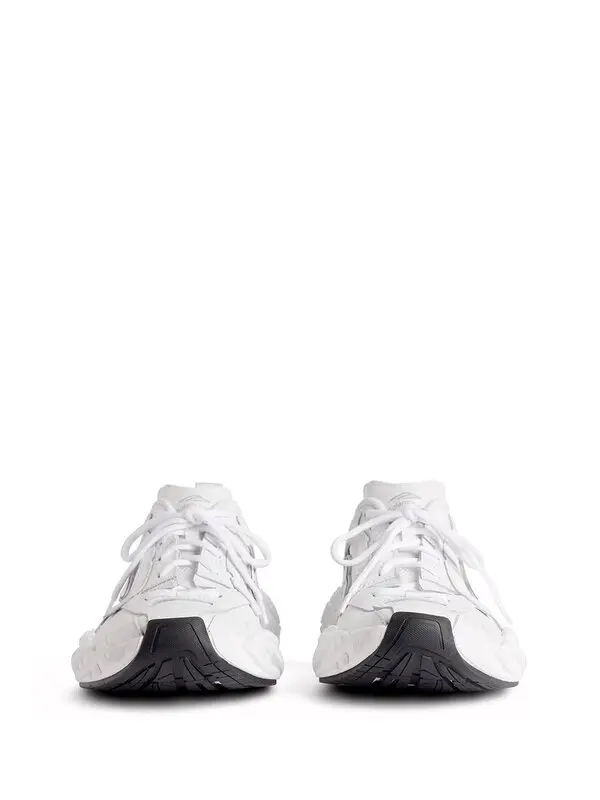 Balenciaga Leather And Suede Sneakers - White