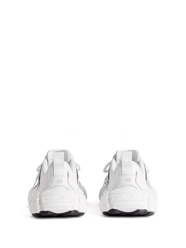 Balenciaga Leather And Suede Sneakers - White
