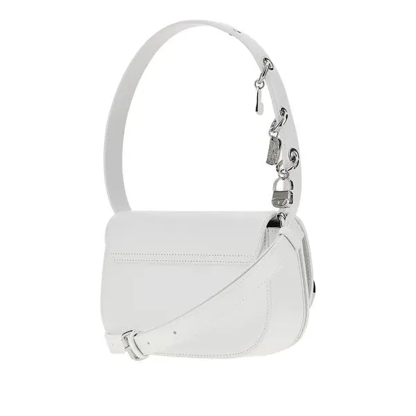 DIESEL® Leather '1dr' Shoulder Bag With Charms