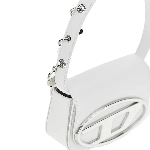 DIESEL® Leather '1dr' Shoulder Bag With Charms