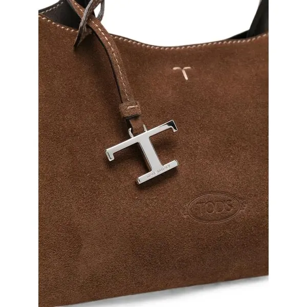 TOD'S Leather Tote Bags - Brown