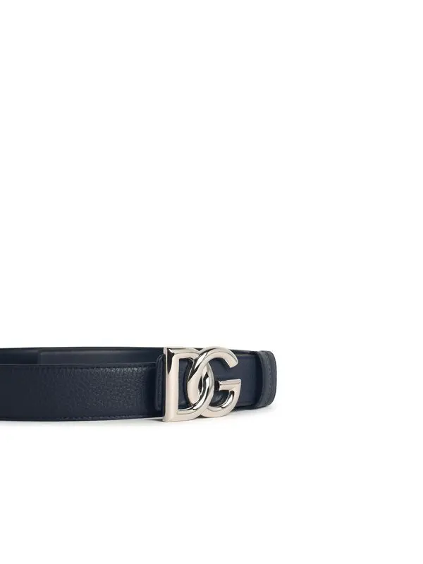 Dolce & Gabbana Dg' Logo Belt In Leather