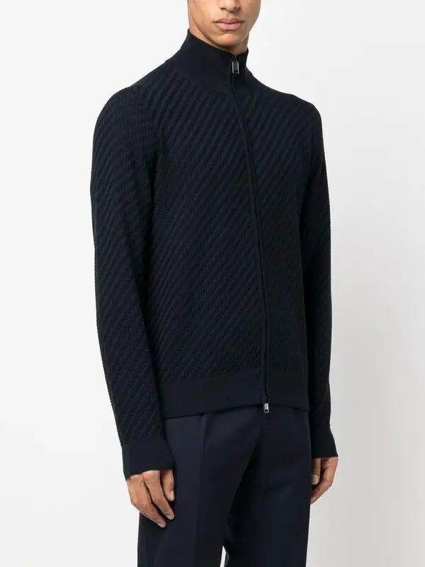 Brioni Zip Up Knitwear - Multicolor