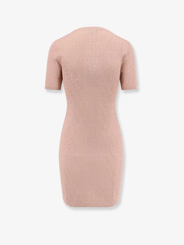 Fendi Ff Cotton And Viscose Dress